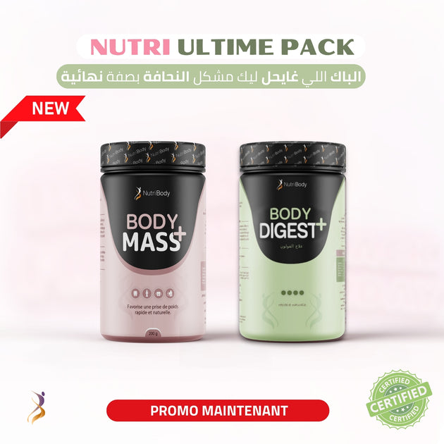 Nutri Ultime Pack ( 1 Body masse+ 1 Body Digest ) – NutriBody